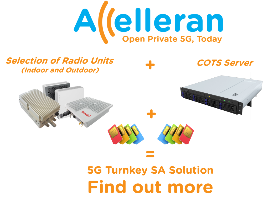 Accelleran | Open Private 5G, Today